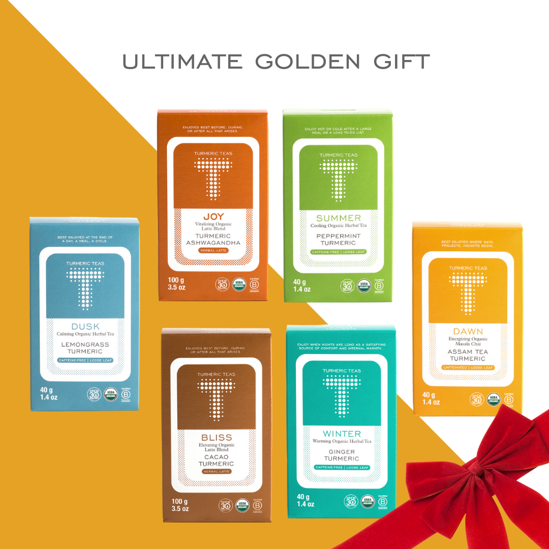 Ultimate Golden Tea Gift – Turmeric Teas