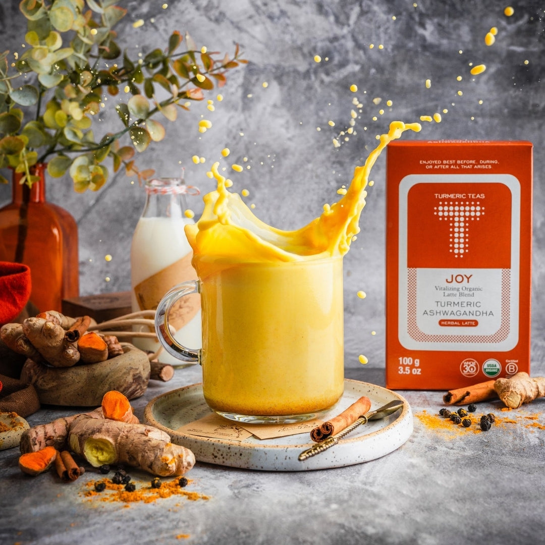 Turmeric Teas | JOY - Vitalizing Organic Turmeric Latte Blend (Powder)